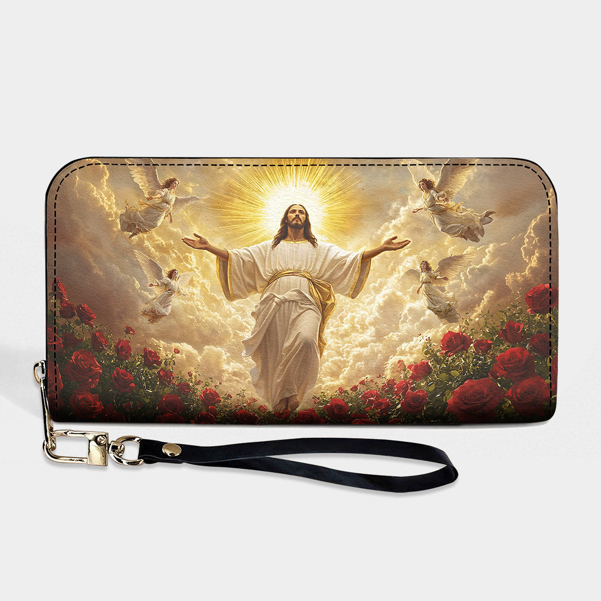 God Leather Wallet The Ascension of Jesus Christ – Million Sunny